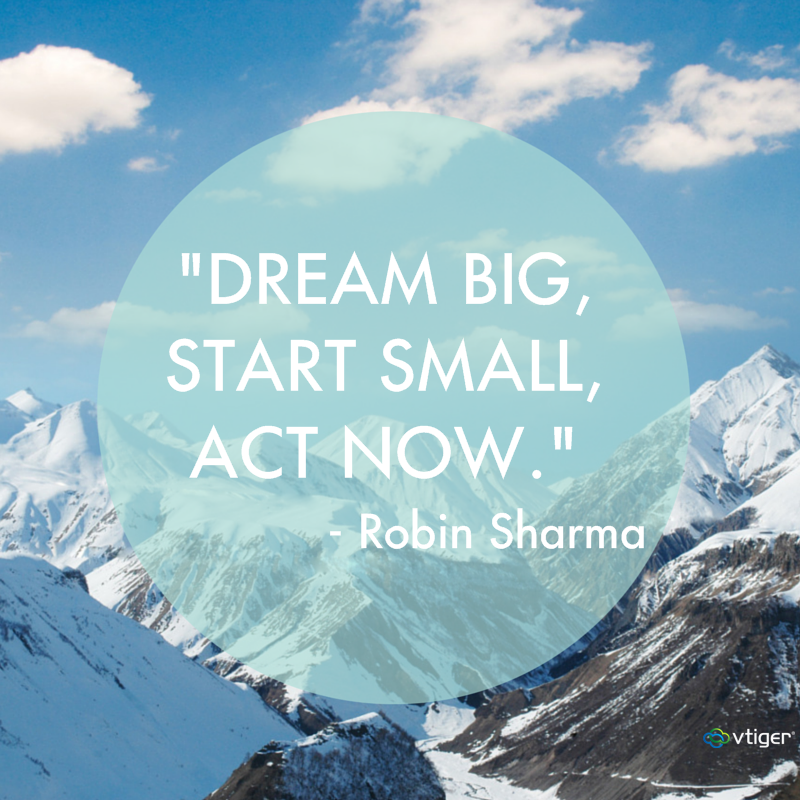 Vtiger CRM Blog » Developing Your Vision is Step 1 to Success